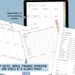 Undated Digital Planner Vertical for Goodnotes Rainbow Tabs - Etsy