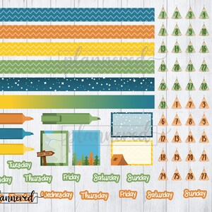 Camping Digital Stickers, 500+ Digital Sticker Set for Camping ...