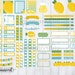 Lemon Digital Stickers 500 Summer Lemon Digital Sticker Set - Etsy