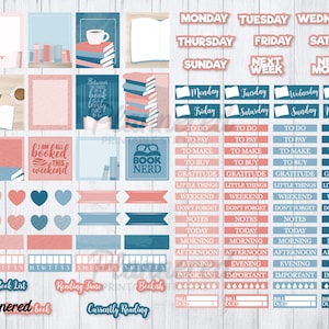 Reading Digital Stickers, 500+ Digital Book Shelf Sticker Set ...