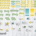 Lemon Digital Stickers 500 Summer Lemon Digital Sticker Set - Etsy