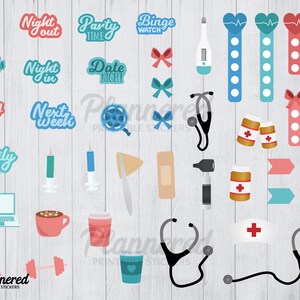 Nurse Digital Stickers, Digital Goodnotes Stickers, 520+ Digital ...