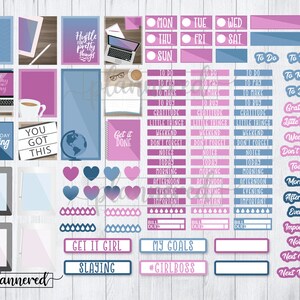 Digital Girl Boss Sticker Set, 500+ Girlboss Digital Sticker Set ...