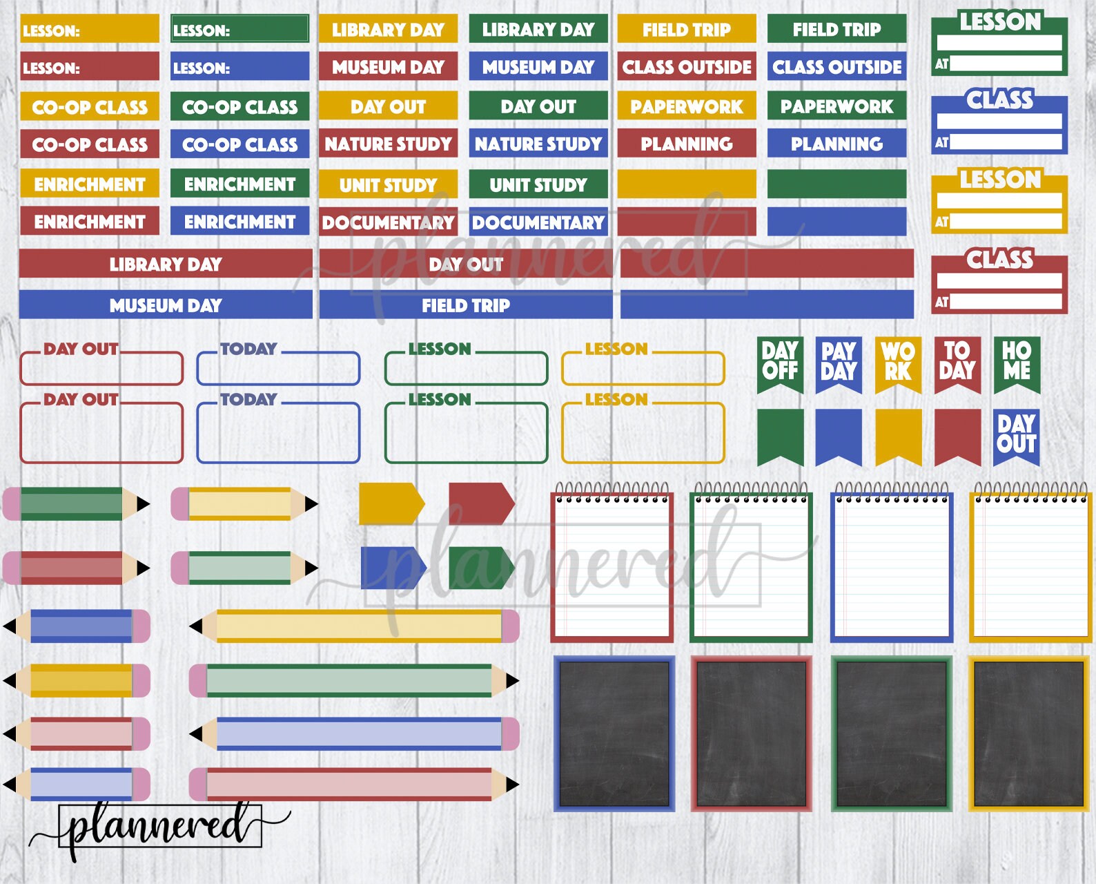 Homeschooling Digital Stickers 350 Homeschool Sticker Set - Etsy