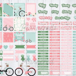 May Digital Stickers, 500 May Monthly Digital Stickers, Precropped ...