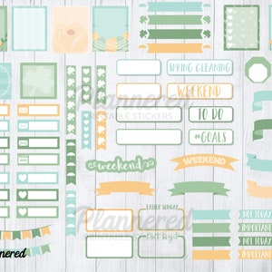 March Digital Stickers, 500+ March Digital Sticker Set, Precropped ...