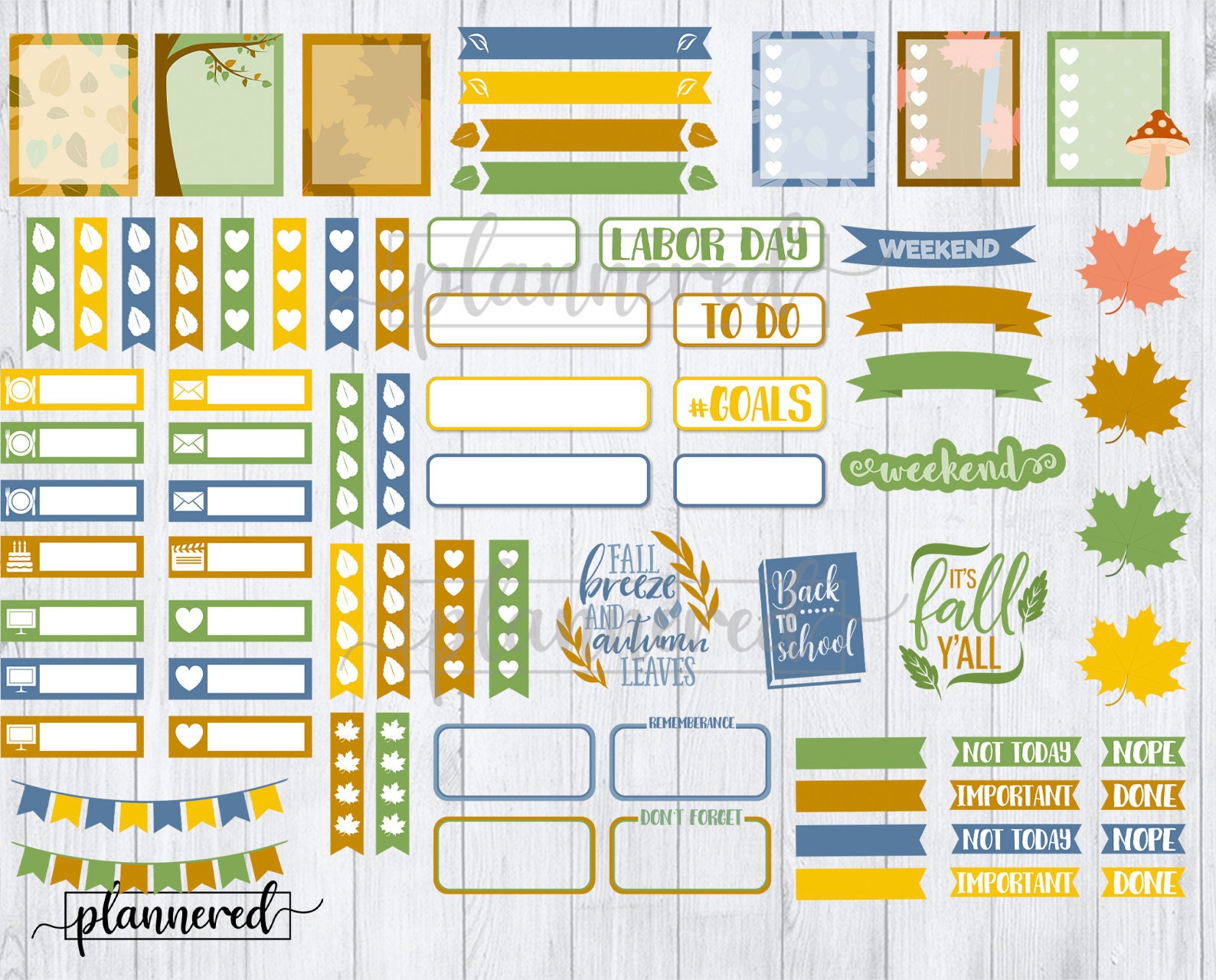 September Digital Stickers 500 Digital September Sticker - Etsy