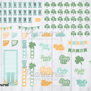 March Digital Stickers, 500+ March Digital Sticker Set, Precropped ...