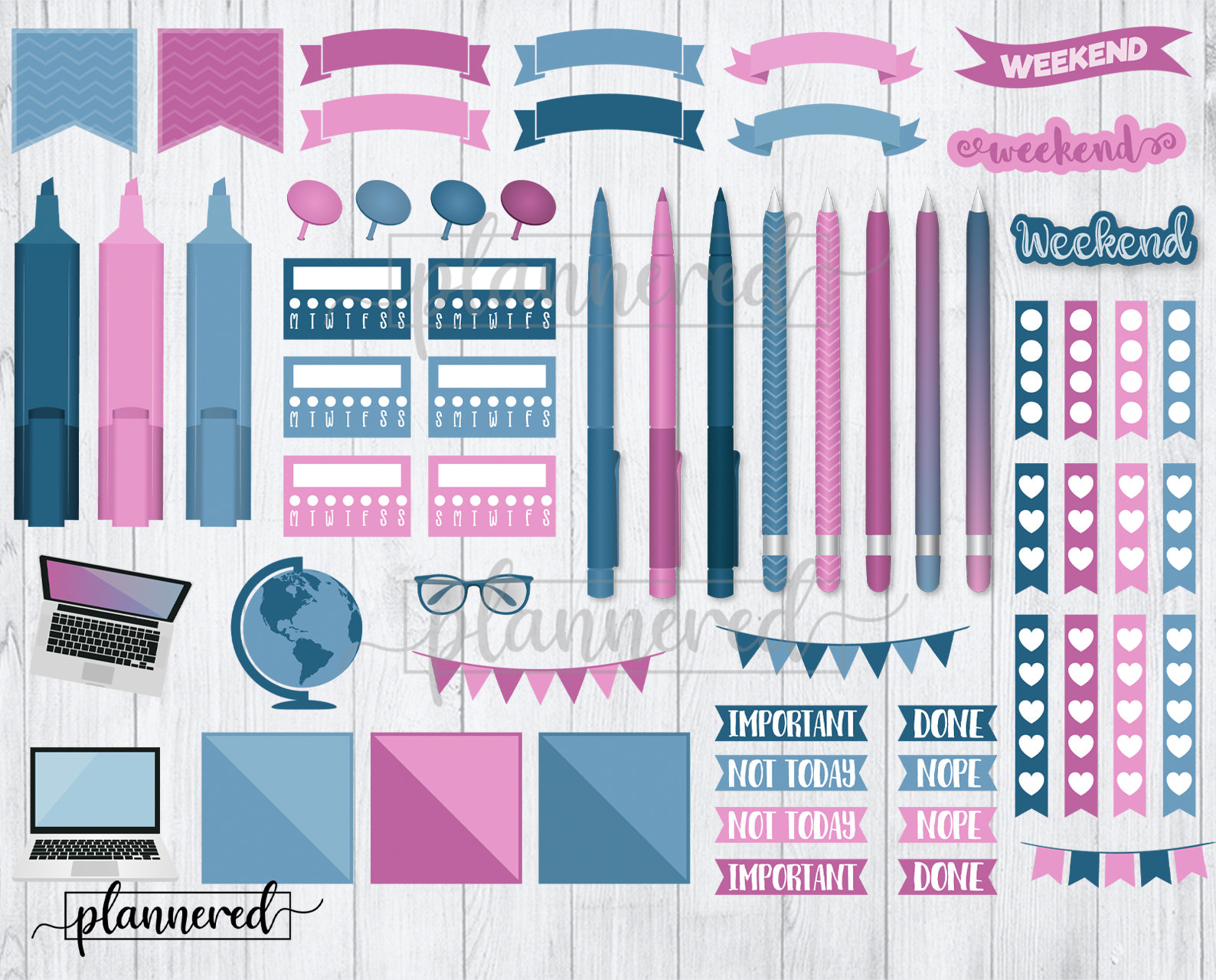 Digital Girl Boss Sticker Set 500 Girlboss Digital Sticker - Etsy