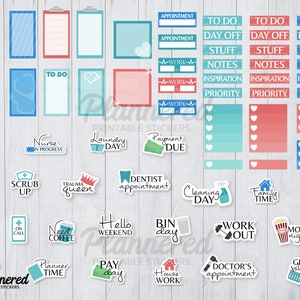 Nurse Digital Stickers, Digital Goodnotes Stickers, 520+ Digital ...