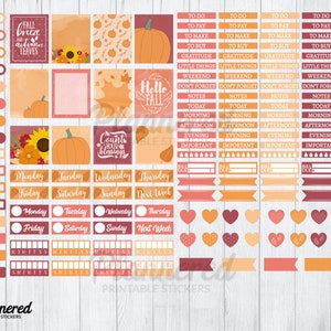 Fall Digital Stickers, 500+ Digital Fall Stickers, Precropped Goodnotes ...