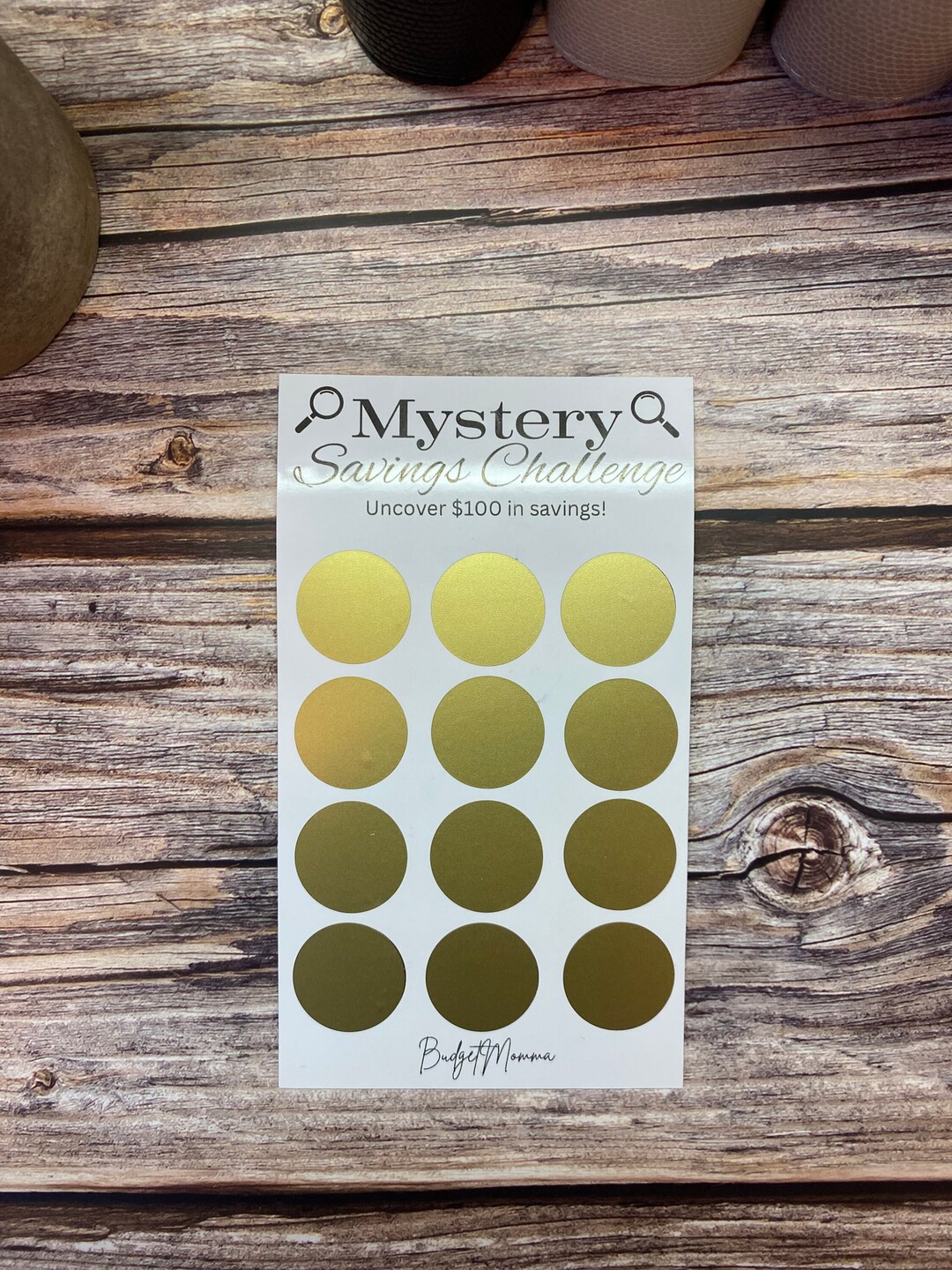 Mystery Scratch-off Savings Challenge - Etsy