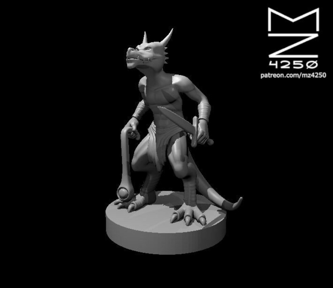 Kobold Resin 3d Printed Miniature for D&D - Etsy