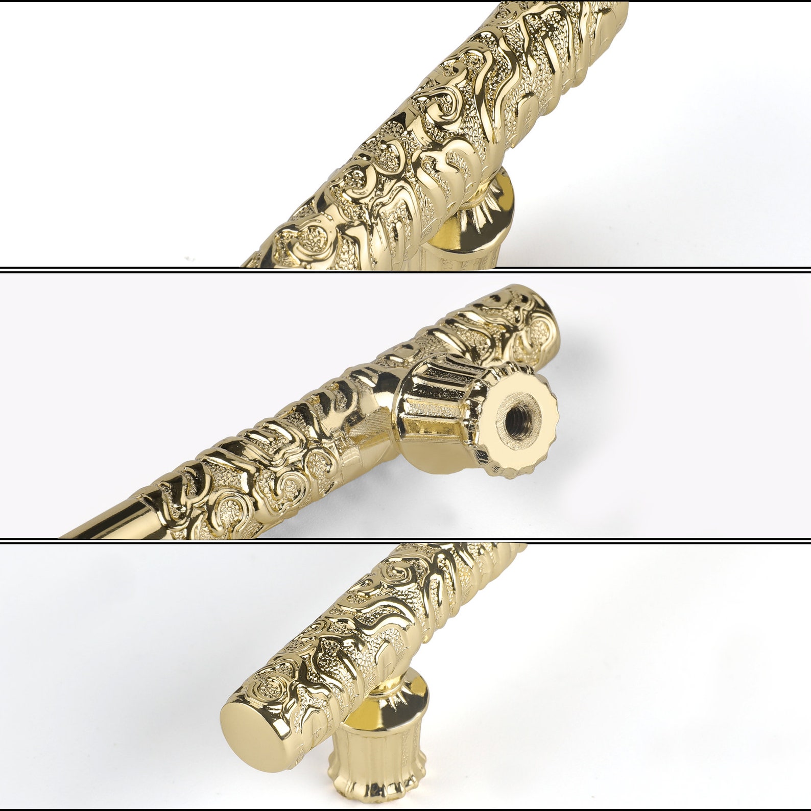 Gold Cabinet Handles Brushed Brass Drawer Pulls Gold Cabinet - Etsy