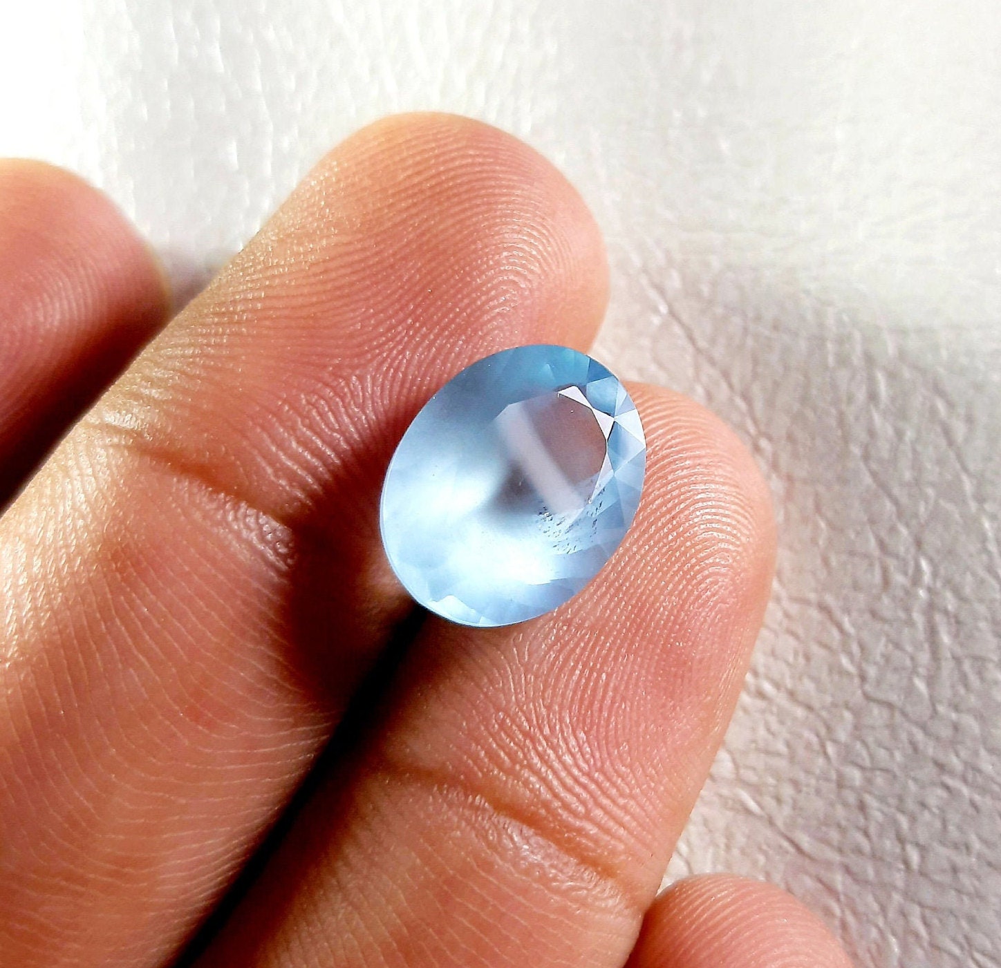 5.50 Carat 1 Piece Natural Aquamarine Cut Oval Shape Gemstone Loose ...