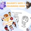 Digital Baldur’s Gate 3 Colouring Book, Baldur’s Gate 3, BG3, BG3 ...