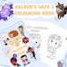 Digital Baldur’s Gate 3 Colouring Book, Baldur’s Gate 3, BG3, BG3 ...