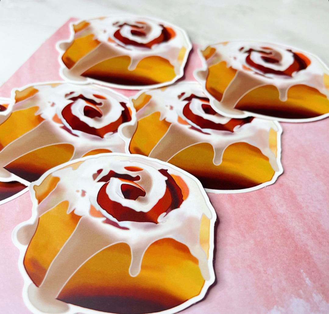 Cinnamonroll Sticker, Cinnamonroll Dessert Sticker, Dessert Sticker ...