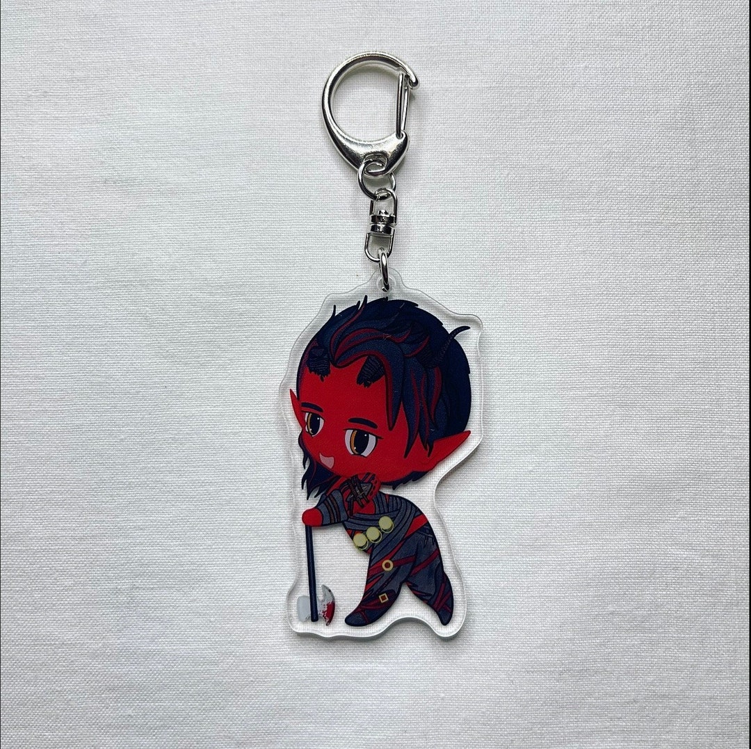 Chibi Karlach Keyring Baldurs Gate 3 Karlach Keyring Baldurs - Etsy