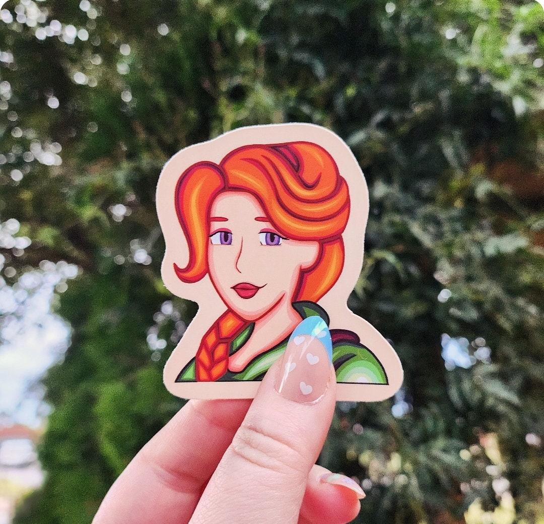 Stardew Valley Leah Sticker, Pop Culture Gaming Sticker - Etsy