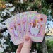 Glitter the Fool Guinea Pig Tarot Sticker, Mystical Tarot Card - Etsy