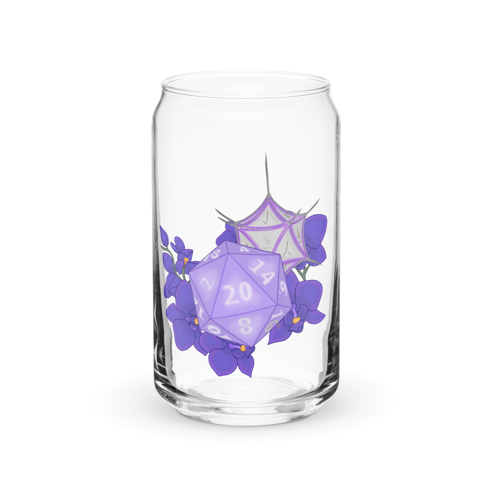 DND Die Shadowheart Themed Can-shaped Glass, Shadowheart Glass, BG3 ...