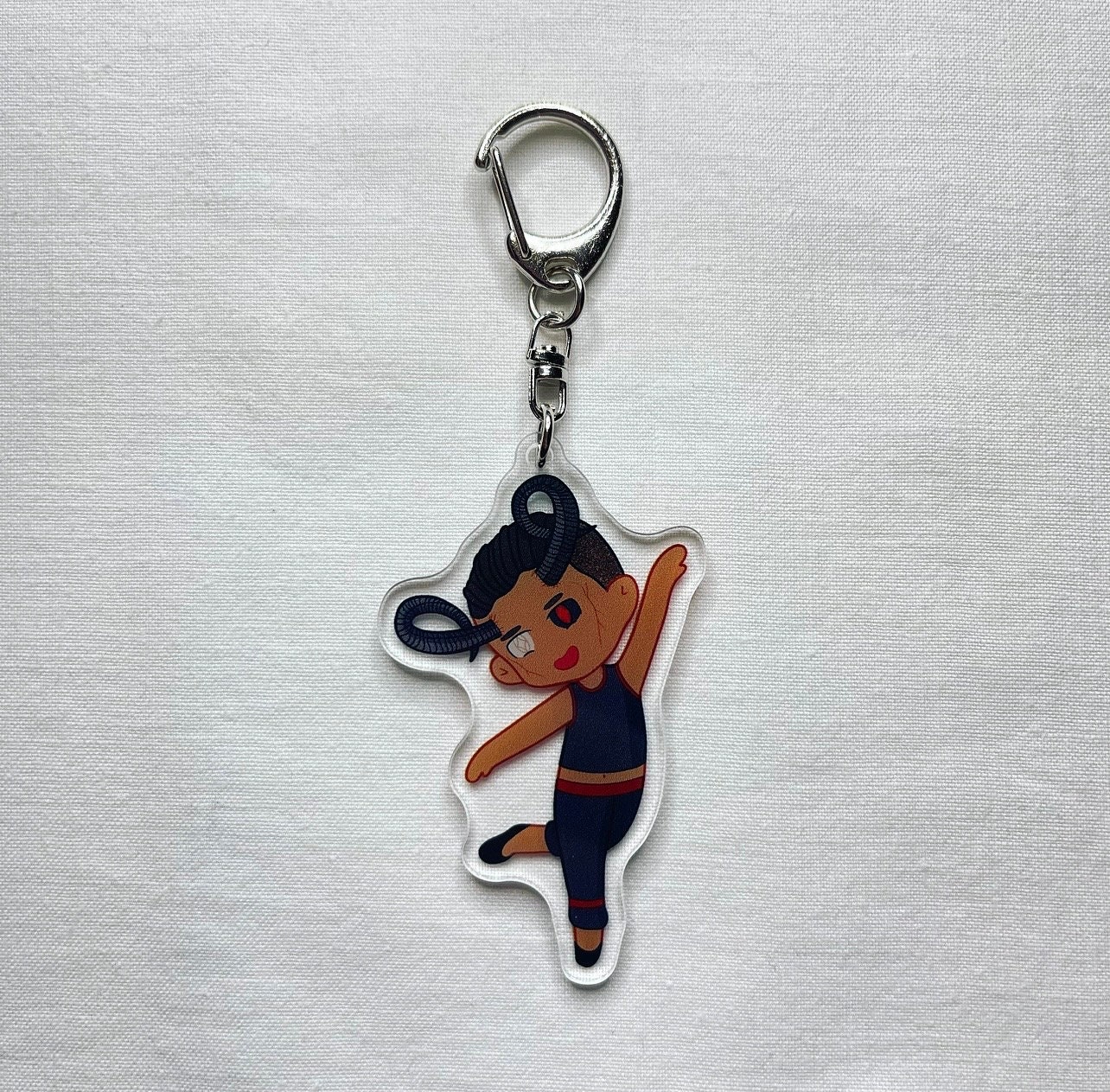 Dancing Wyll Chibi Keyring Wyll Baldurs Gate 3 Keyring - Etsy