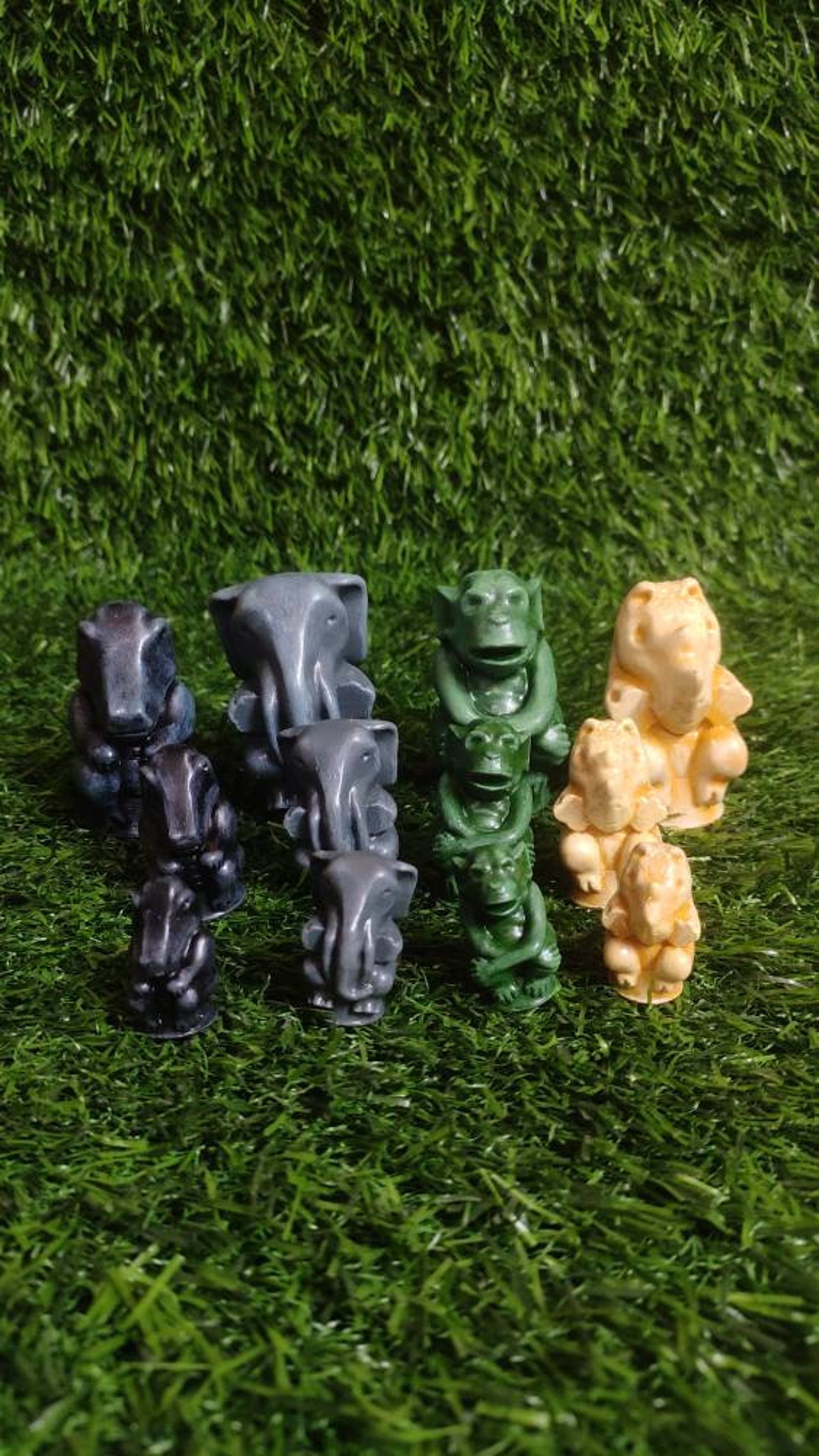 Custom Made 3cm 4cm 6cm Jumanji Game Pawn Pieces Token Hand Painted- 3D ...