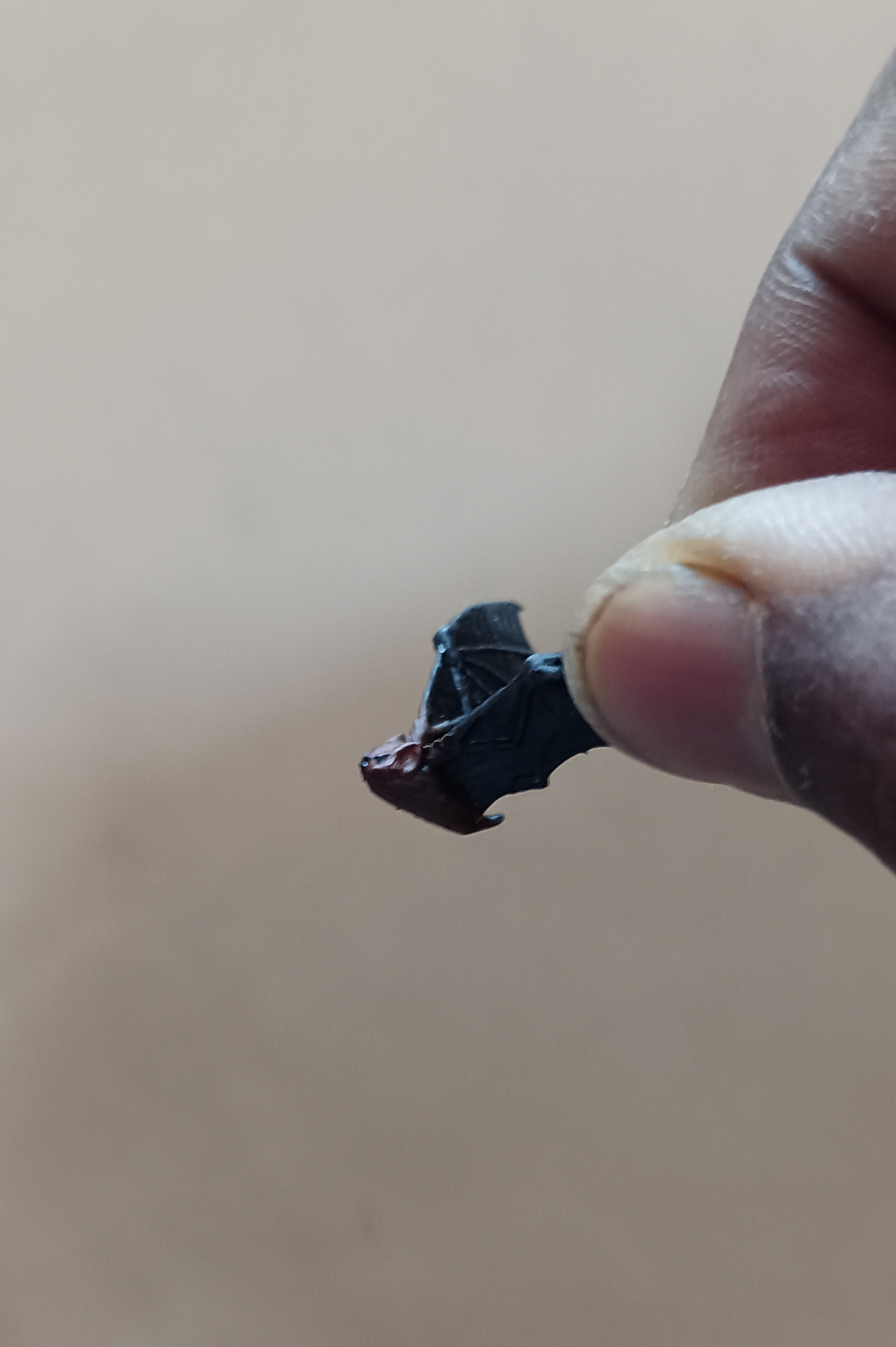 Lot4 Miniature Flying Bats 1:12 Scale Bird Mini for Horror Dollhouse ...