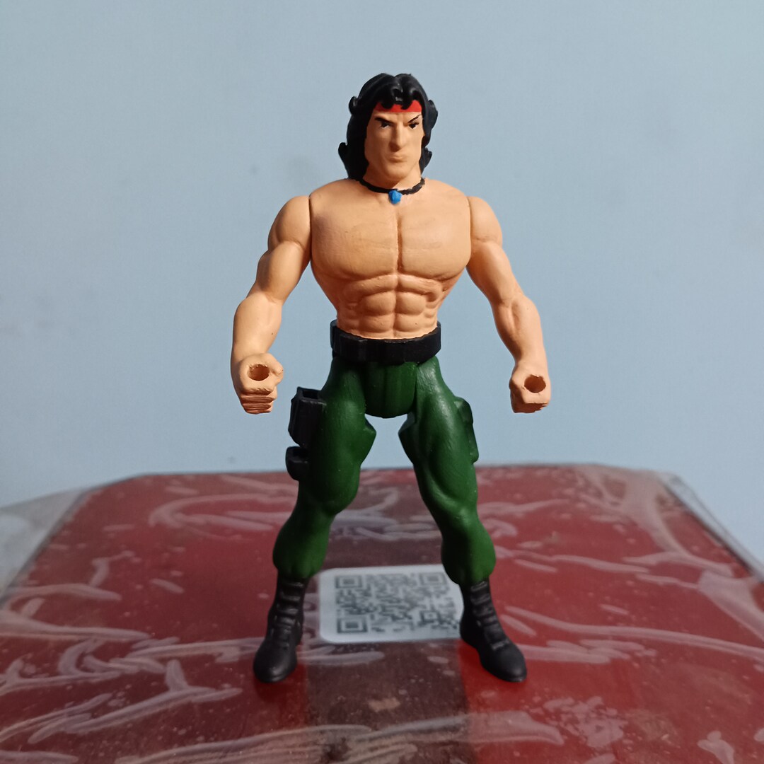 Sylvester Stallone - Articulated 3D Printed Hand Painted Model Statue ...