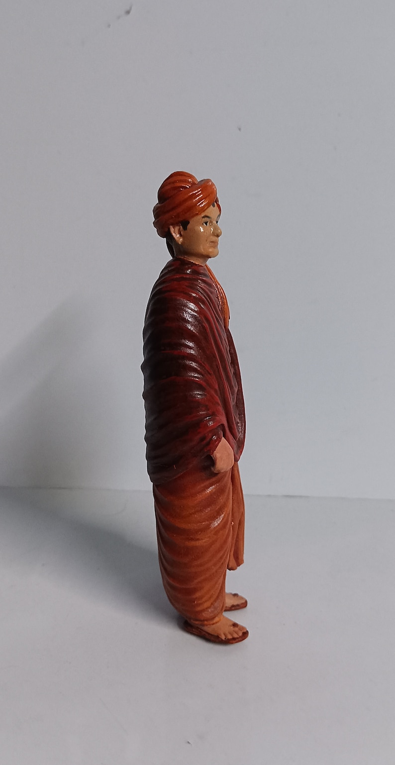 Swami Vivekananda India 3D Model Figurine Hand Painted Model - Etsy