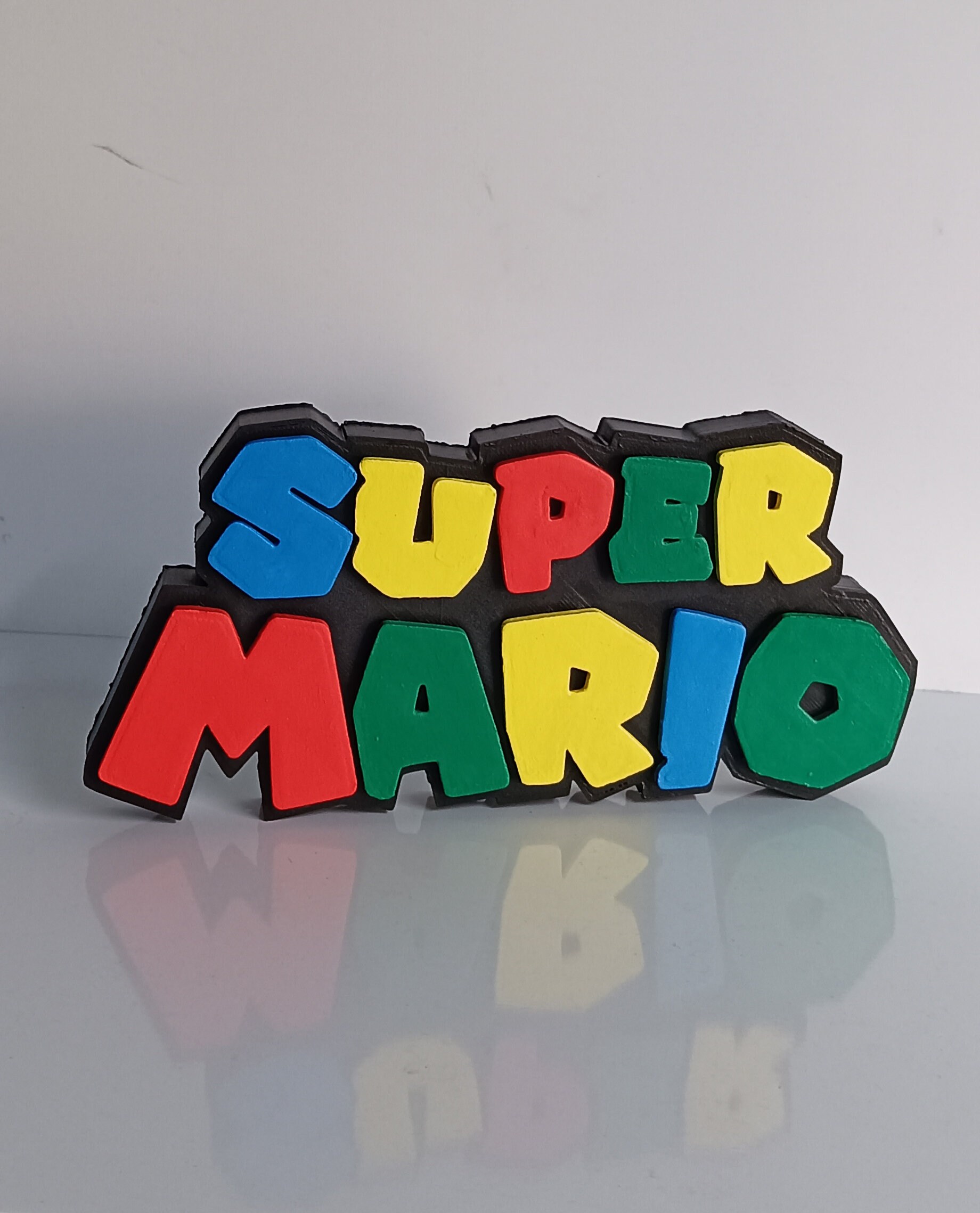 20cm Super Logo 3D Sign Shelf Display 3D Printed Hand Painted - Etsy
