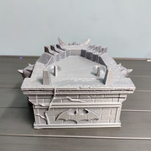 Gargoyle Monster Base Stand for 6inch Figure Diorama - 3D Model Statue ...