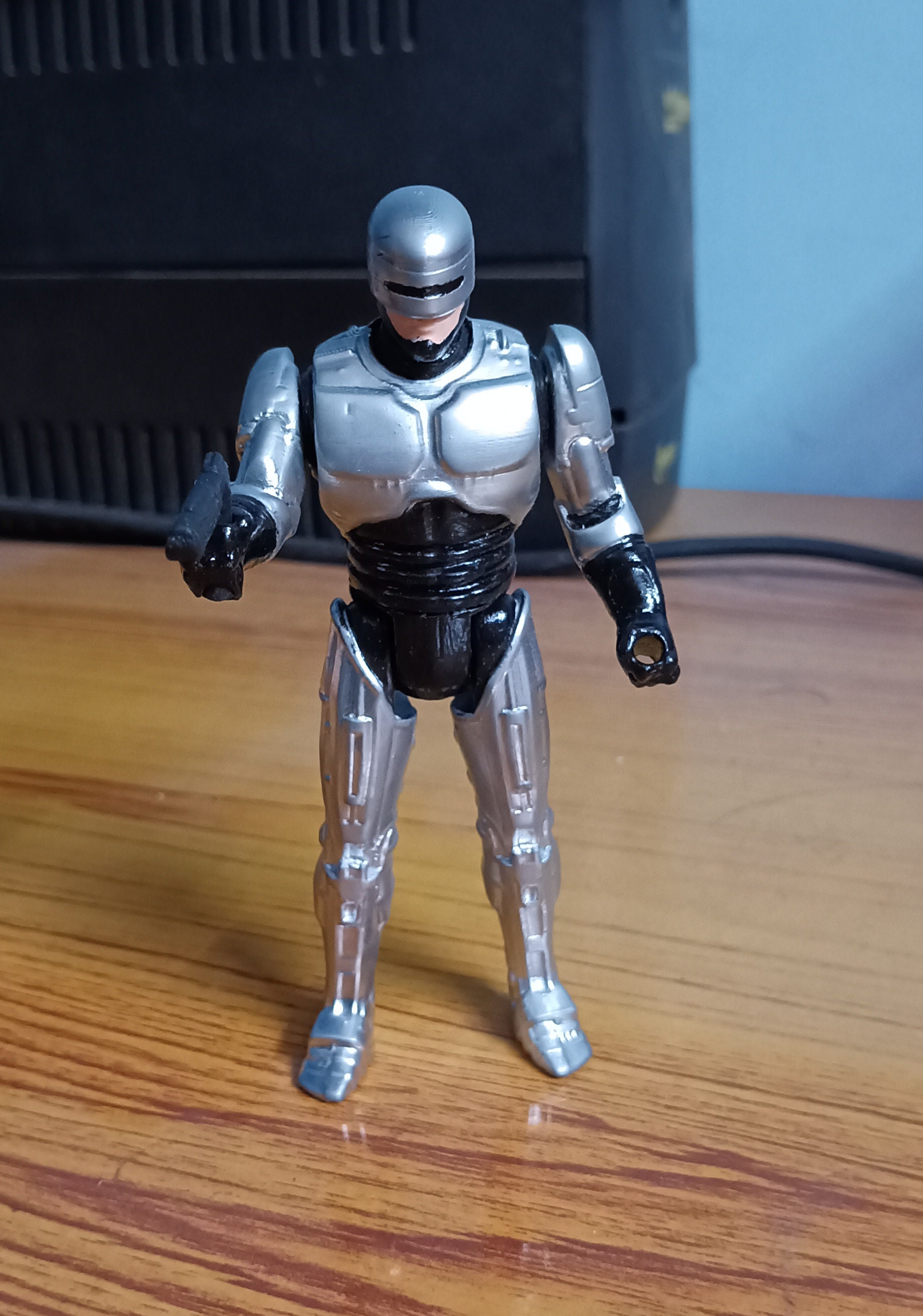 Robo Cop -articulated 3D Printed Hand Painted Model Statue Figure - Etsy