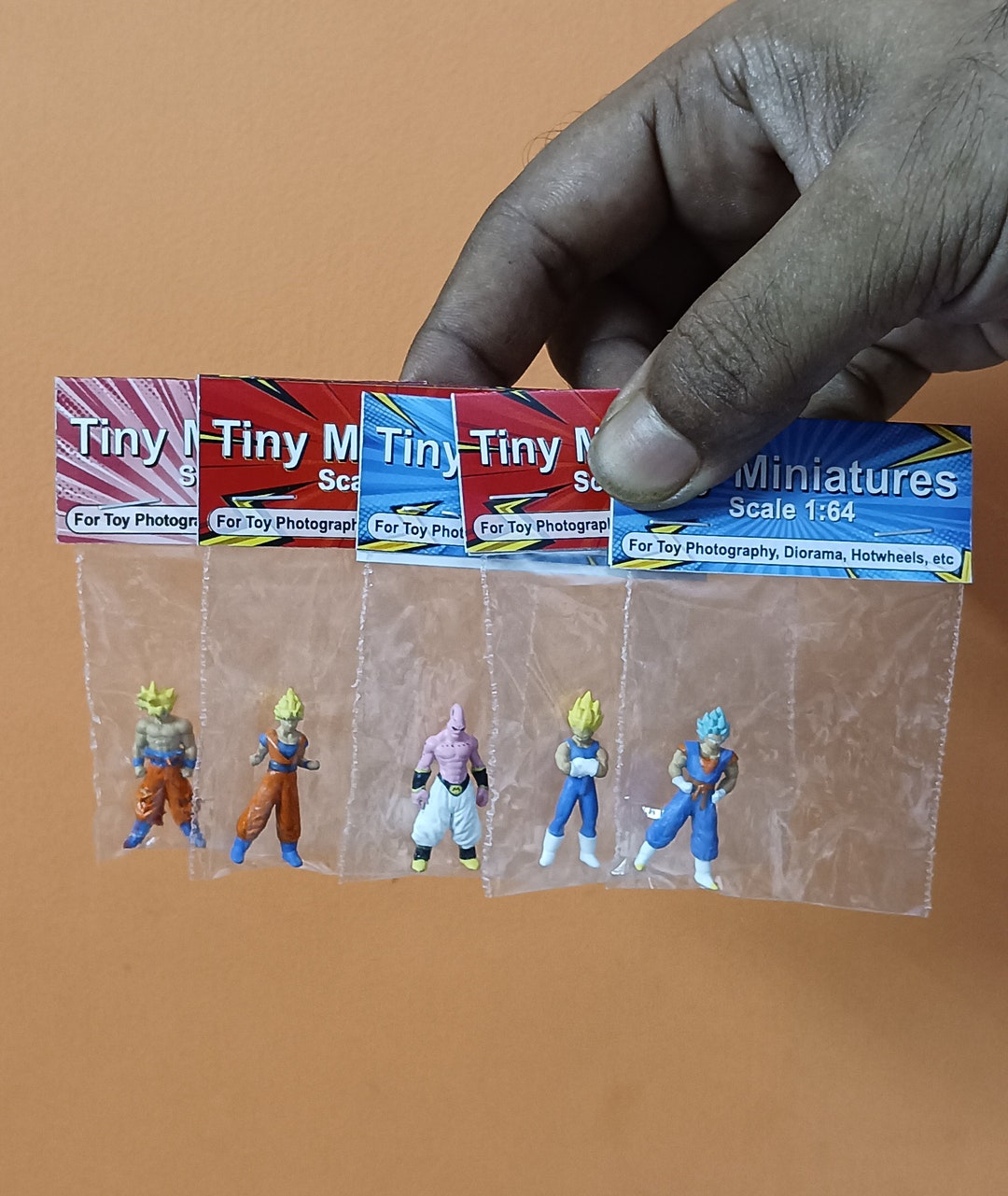 Scale 1:64 Lot 5 Anime Tiny Miniatures Painted Model Statue Figure ...