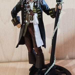 6inch Pirates Jack Johnny Depp 3D Model Statue Movie Figure Painted ...