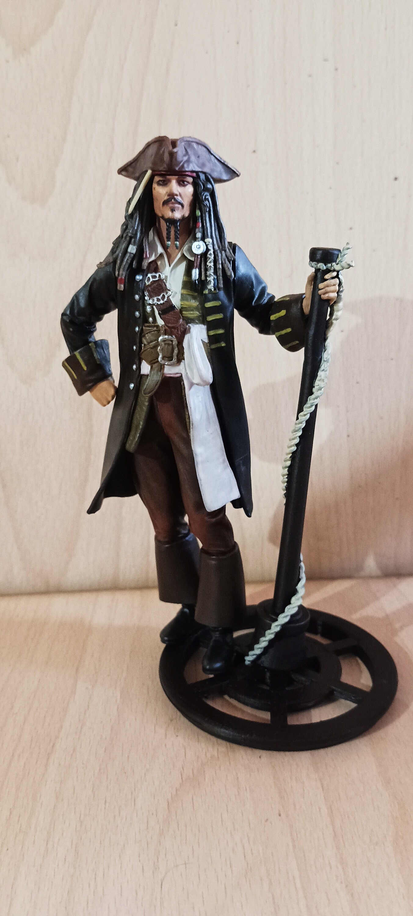 6inch Pirates Jack Johnny Depp 3D Model Statue Figure Painted - Etsy