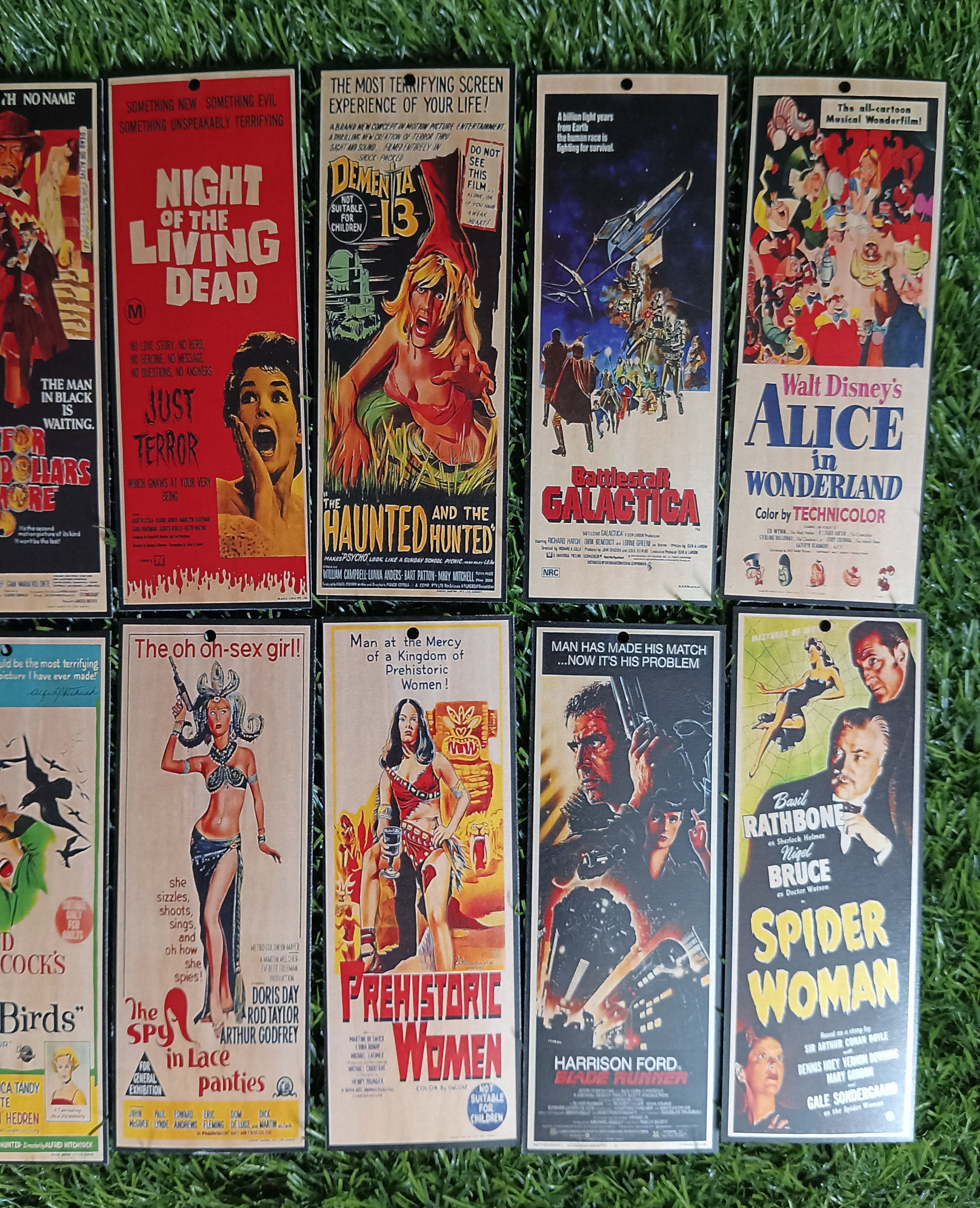 16pcs Classic Hollywood Movies Bookmarks Gift Single Sided Glittery ...