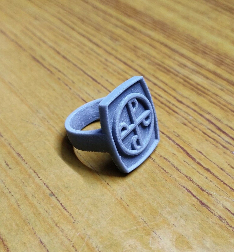 The Phantom Ghost Who Walks Rings Skull Evil and Good Mark 3D Print ...