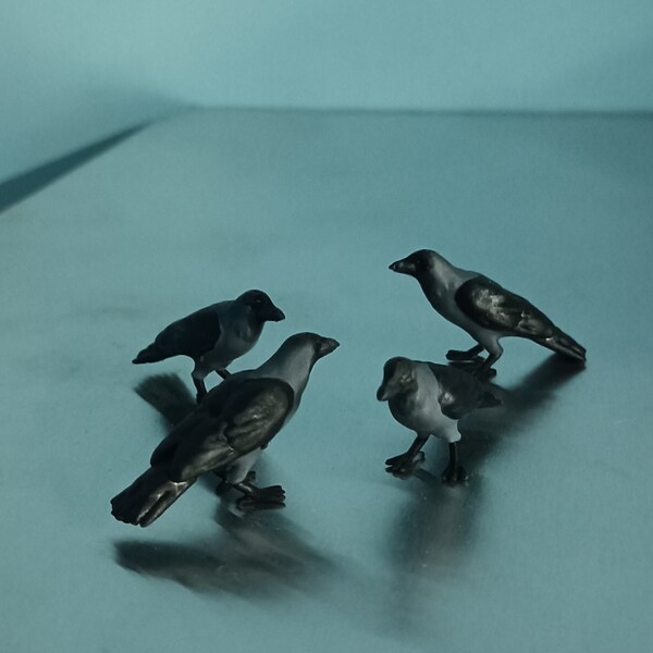Miniature Crow - Etsy