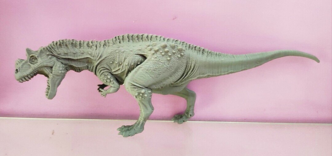 Custom Rex Dinosaur 25cm Length 3D Printed Unpainted Fan Model Statue ...