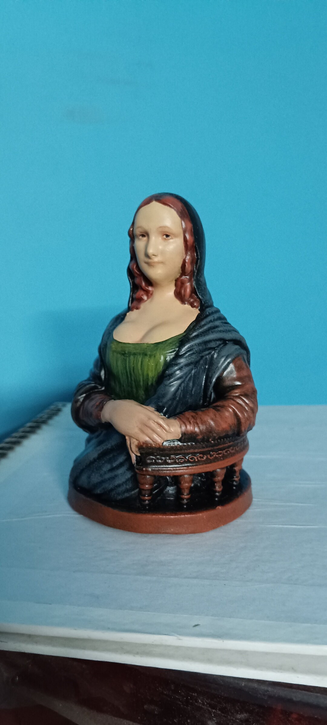 10cm Mona Monna Lisa Woman Bust 3D Figure Model Statue Home Decor - Etsy