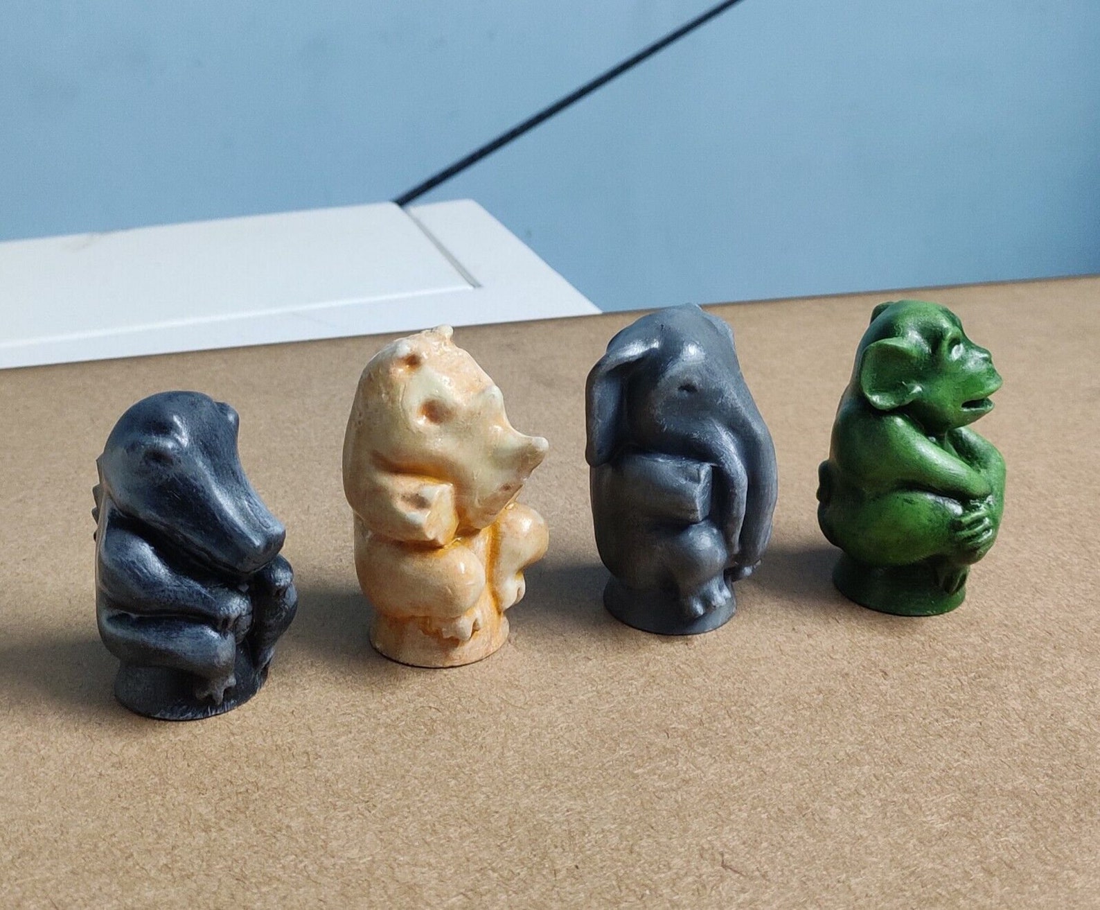 Custom Made 3cm 4cm 6cm Jumanji Game Pawn Pieces Token Hand Painted- 3D ...