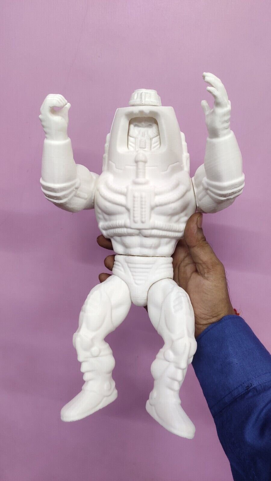 Custom 12 MOTU Manefaces Giant Unpaint-3d FDM Printed Model Statue ...