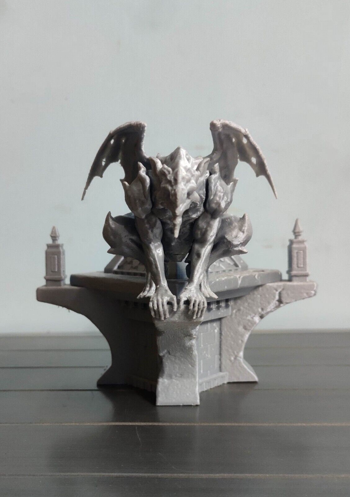 6inch Figure Gargoyle Monster Unpainted Stand for Diorama 3D Printed ...