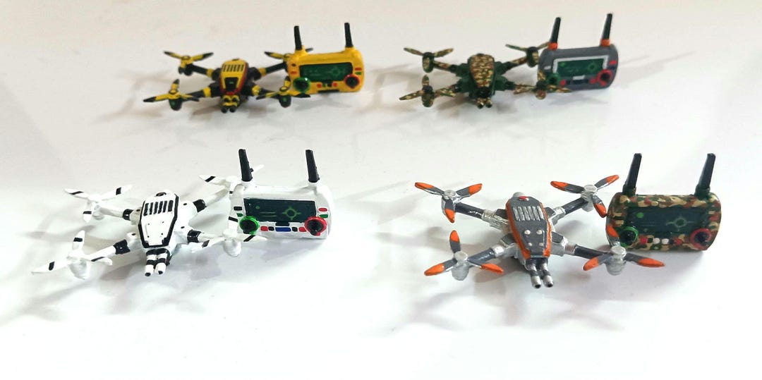 Scale 1:12 Miniature Drone Replica Toy Mini Props for Horror Dollhouse ...