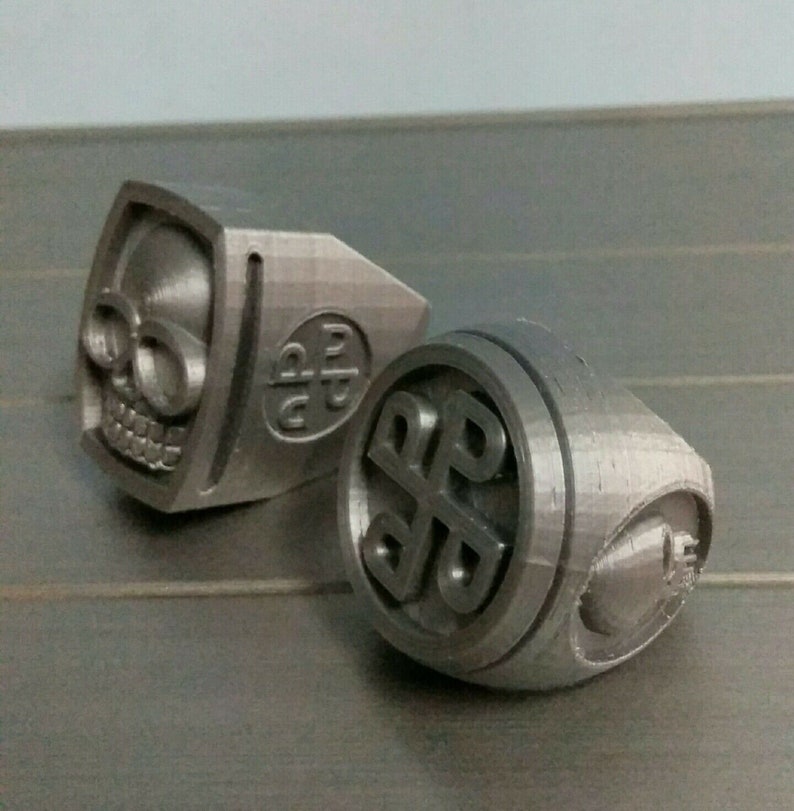 Phantom Rings Skull and Good Mark 3D Print Unpainted FDM Model Movie ...