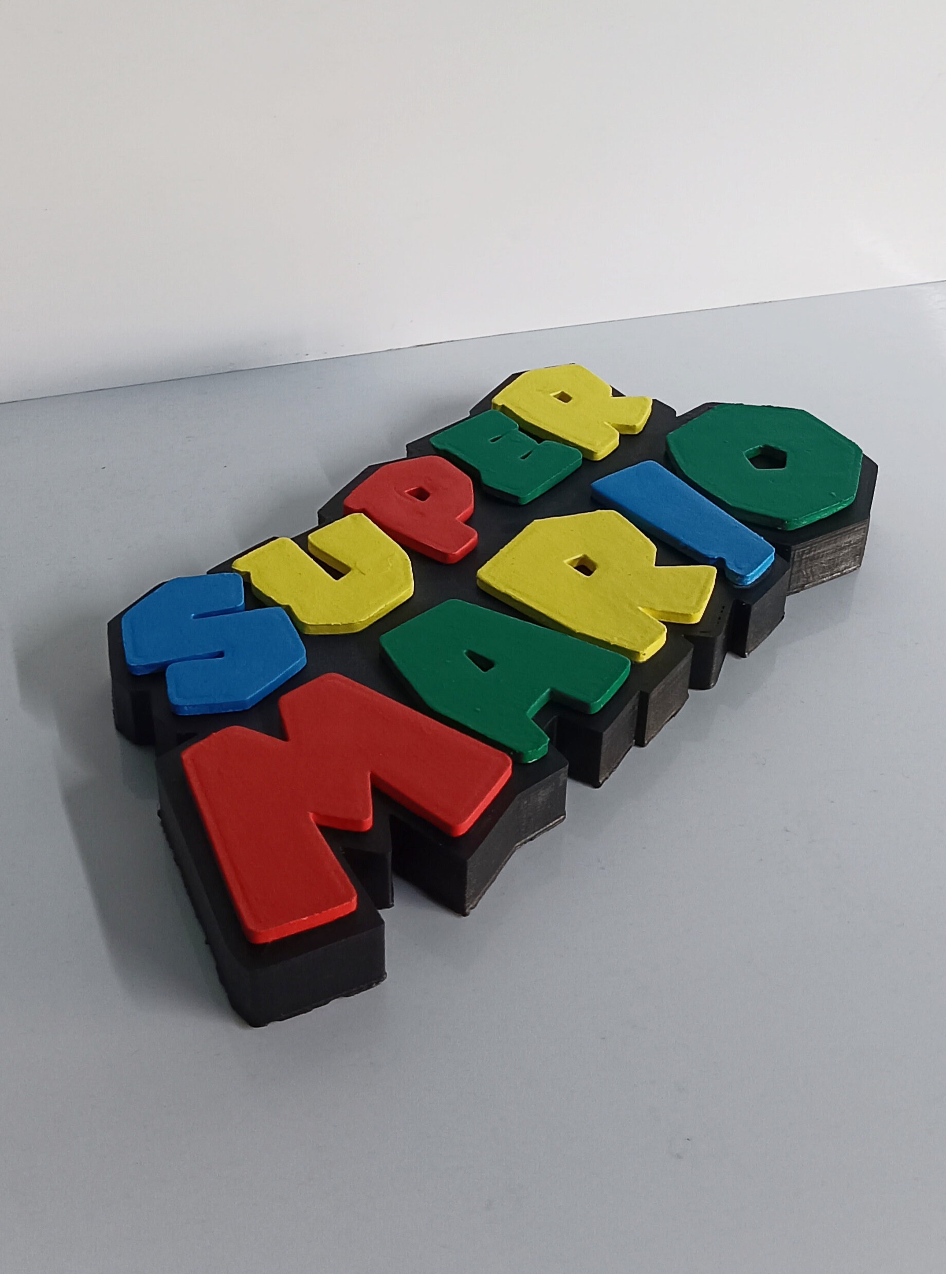 20cm Super Logo 3D Sign Shelf Display 3D Printed Hand Painted Home ...