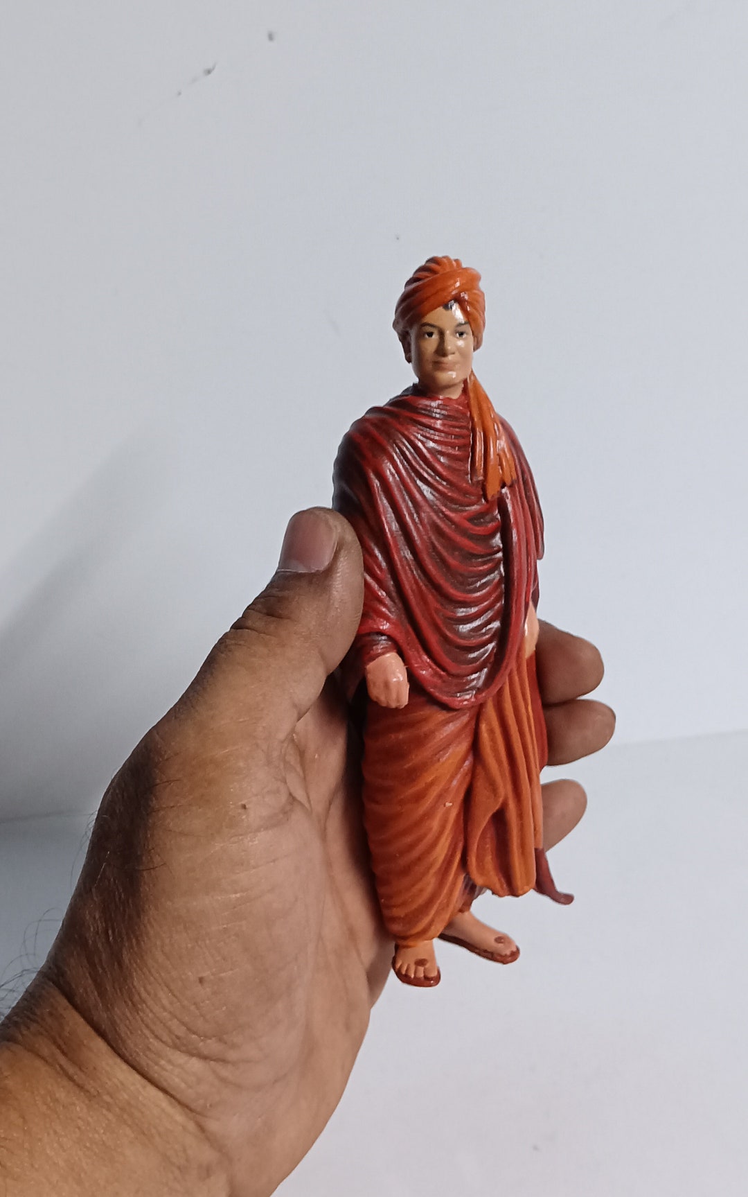 Swami Vivekananda India - 3D Model Figurine Hand Painted Model Statue ...