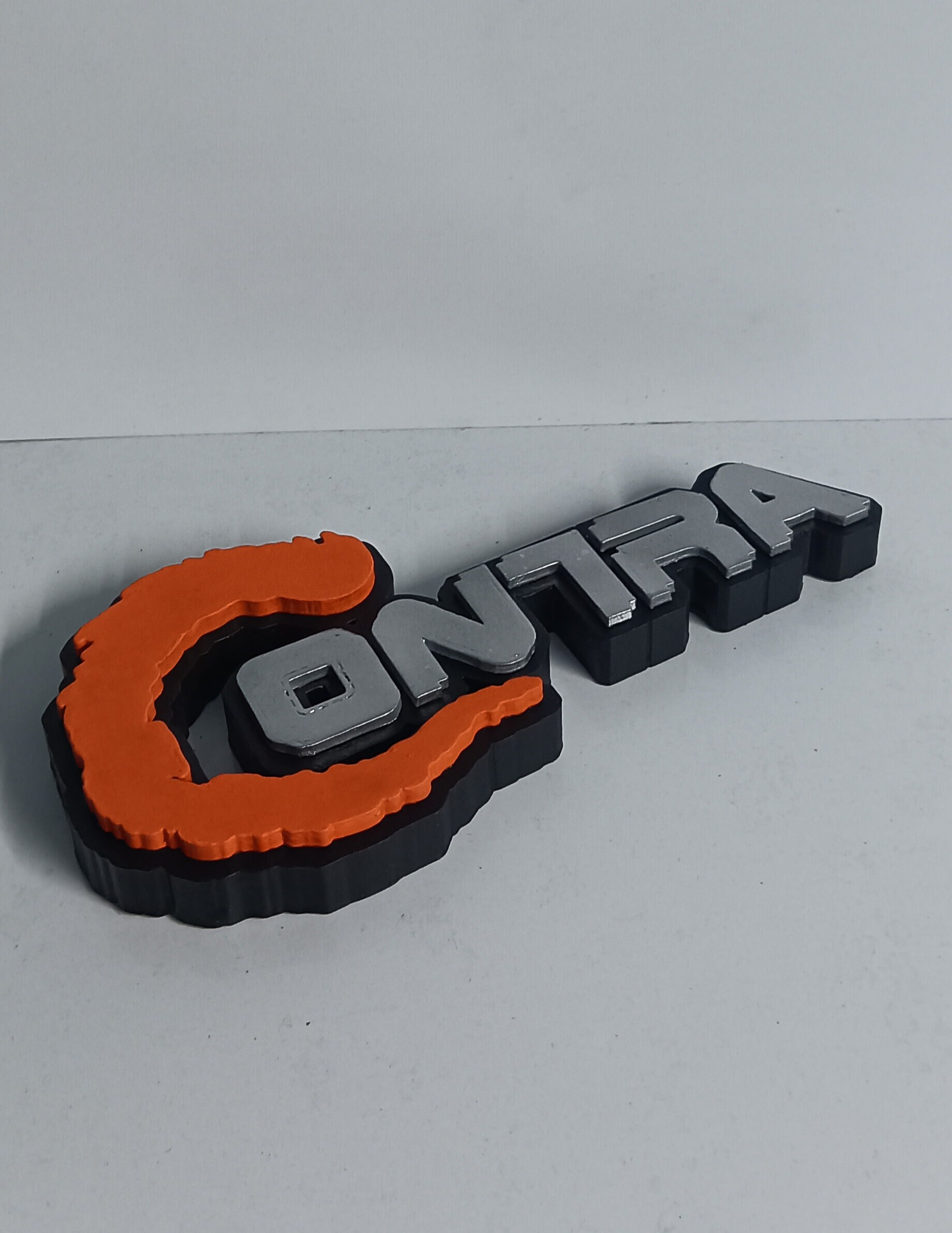 20cm Contra Logo 3D Sign Shelf Display 3D Printed Hand Painted - Etsy